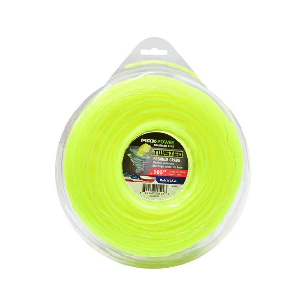 MaxPower 0.105 in Dia 165 ft. L Twisted Trimmer Line 338815 - The Home ...