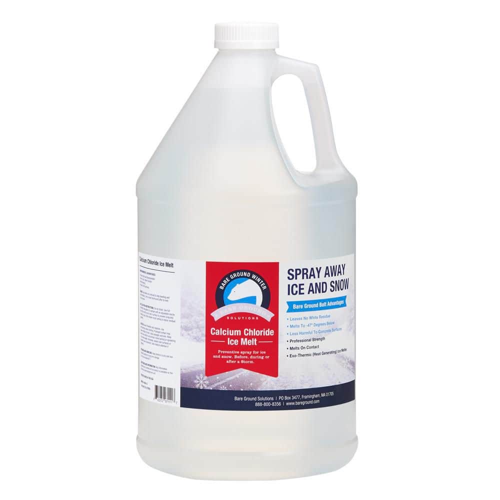 Bare Ground 1 Gal. Bolt Calcium Chloride Liquid Deicer BGB-1C - The ...