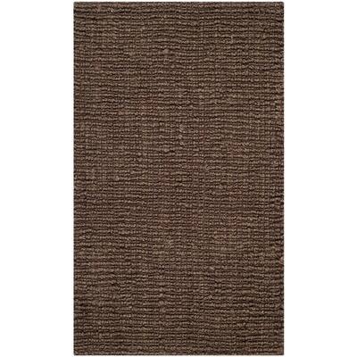 SAFAVIEH Natural Fiber Rust 8 ft. x 10 ft. Solid Area Rug NF447C-8