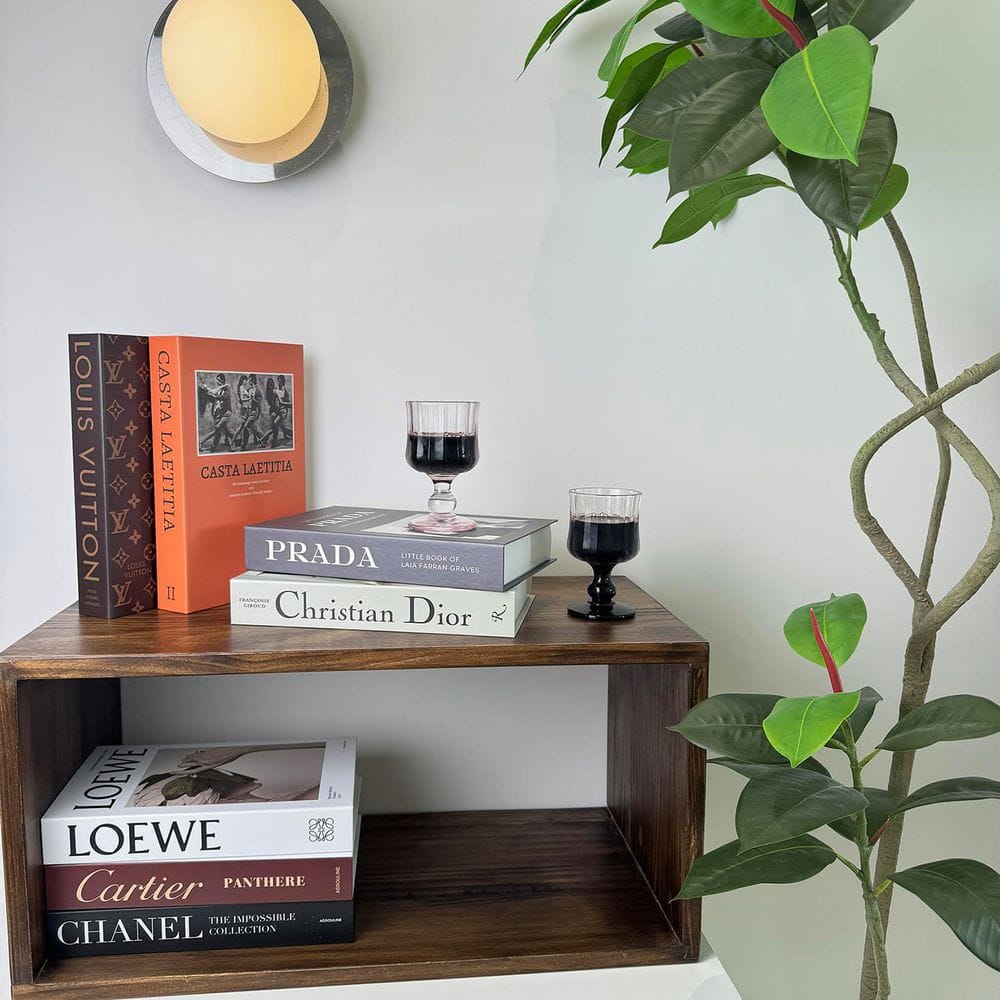 Decorative Books for Home Decor, 7-Piece Faux Book Set with Hidden ...