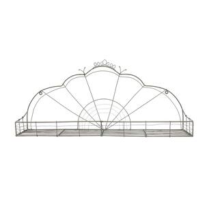 Storied Home Hand Made Metal Wire Wall Shelf DA6597 - The Home Depot