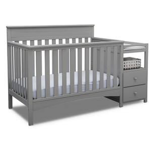 Delta Children Presley Grey Convertible Crib and Changer 530260-026 ...
