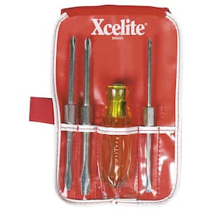 Xcelite Round Blade Slotted Screwdriver Set (5-Piece) SDR11N - The Home ...