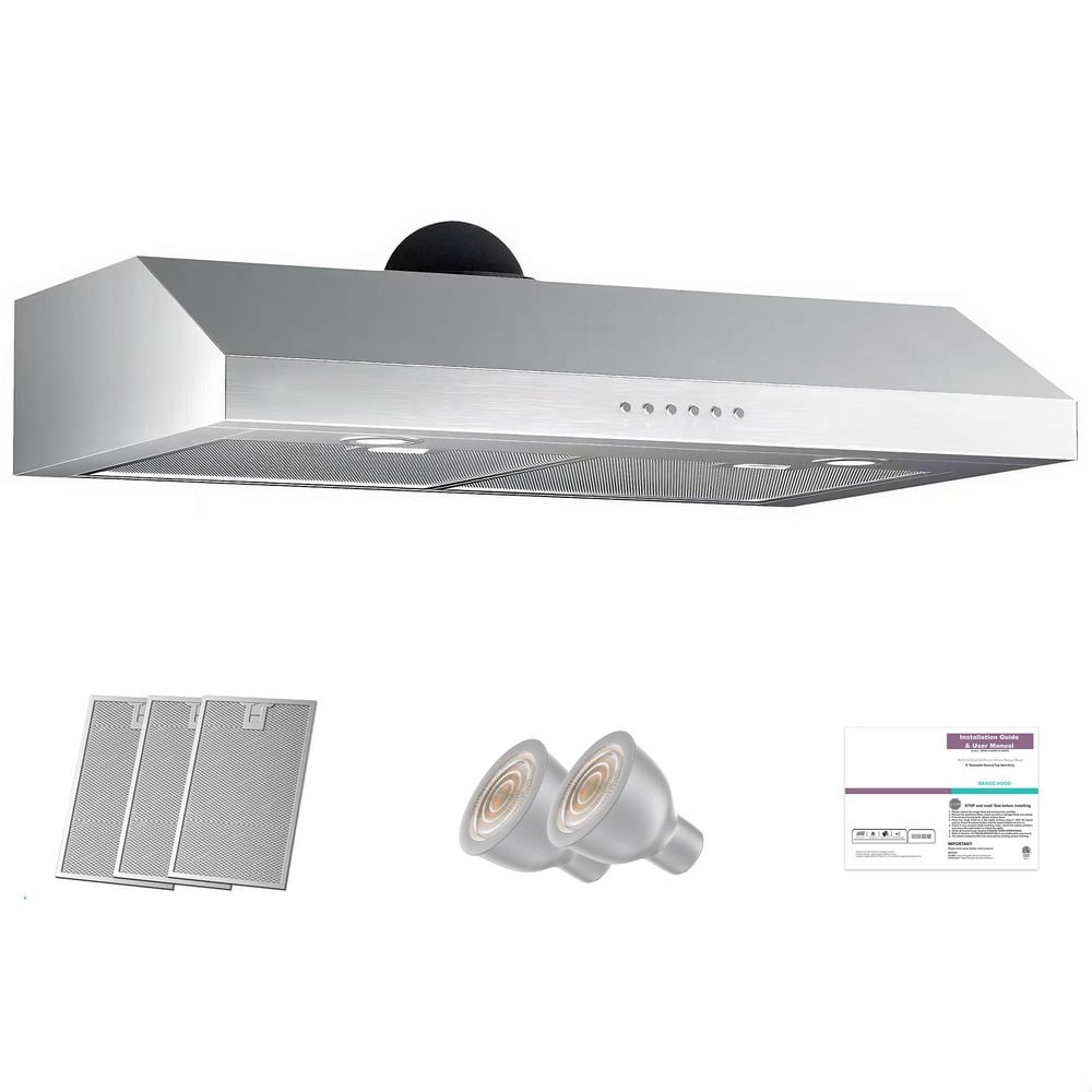 Reviews for HGUOQ 30 in. 900 CFM Ducted Under Cabinet Range Hood in ...