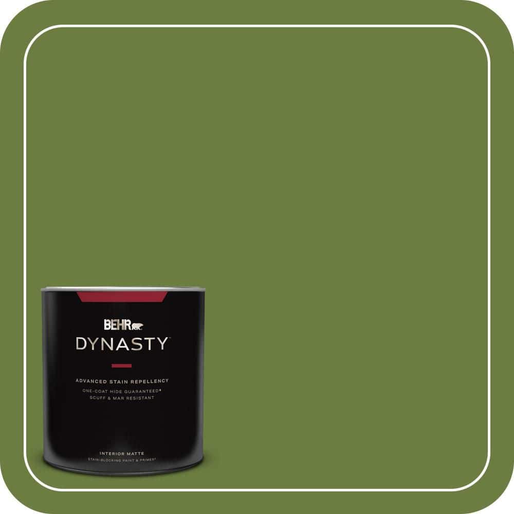BEHR DYNASTY 1 qt. #M350-7 Healing Plant Matte Interior Stain-Blocking ...