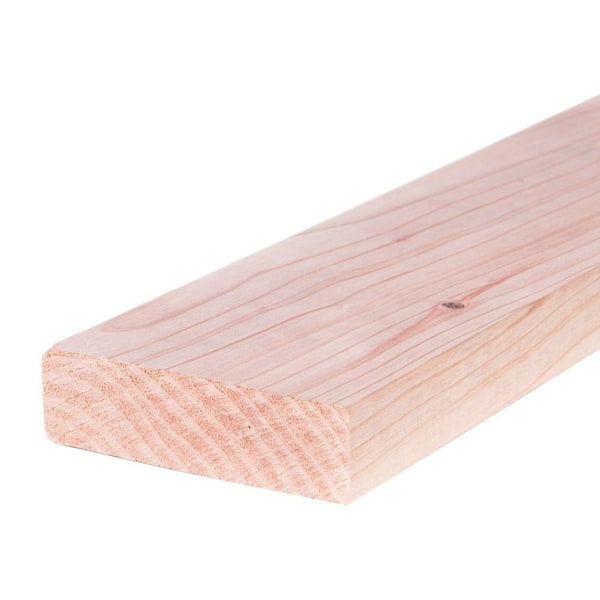 Mendocino Forest Products 2 in. x 6 in. x 8 ft. Construction Heart S4S ...