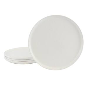 OUR TABLE Landon 4-Piece 8.4 in. Stoneware Salad Plate Set in Pepper ...