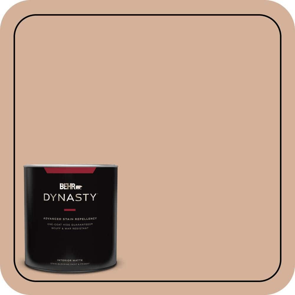 BEHR DYNASTY 1 qt. #S210-3 Sweet Tea Matte Interior Stain-Blocking ...