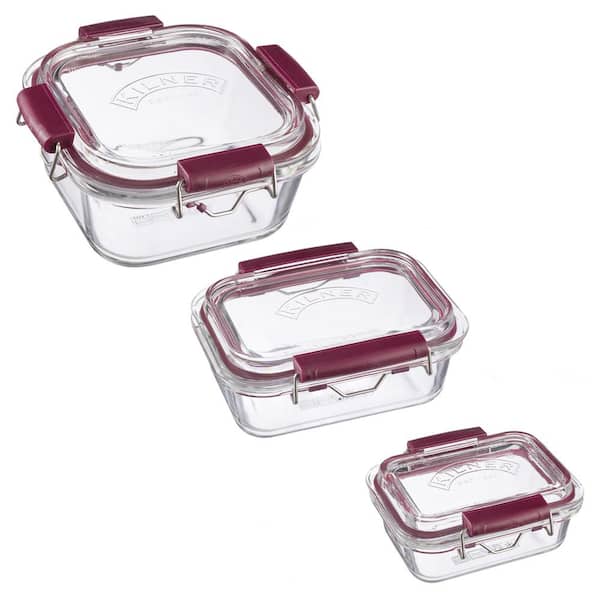 KILNER Fresh Storage 6 Piece Glass Bundle 1800.148U