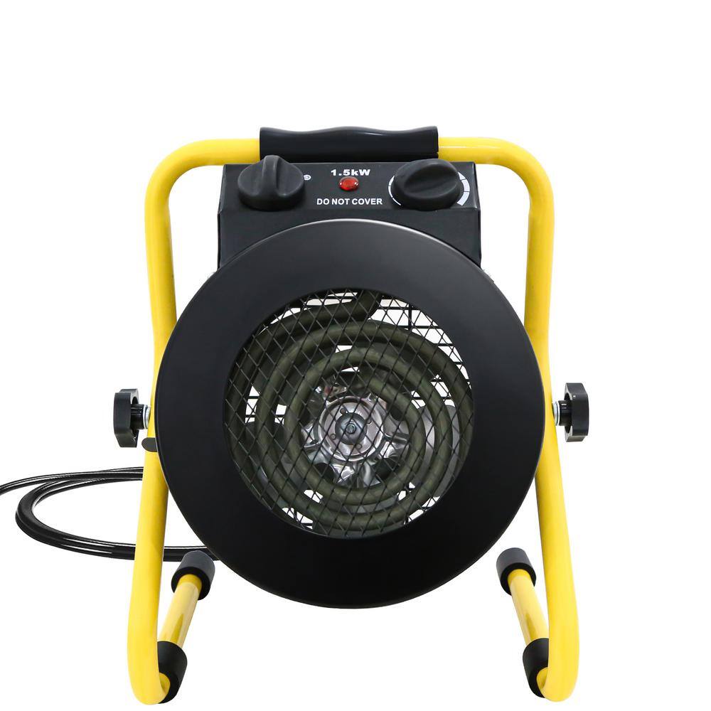 EAGLE PEAK 1500 Watts Outdoor Portable Electric Fan Forced Air Heater ...