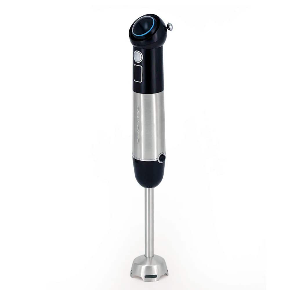 OVENTE Immersion Blender Black Stainless Steel Blades Rechargeable 300 ...
