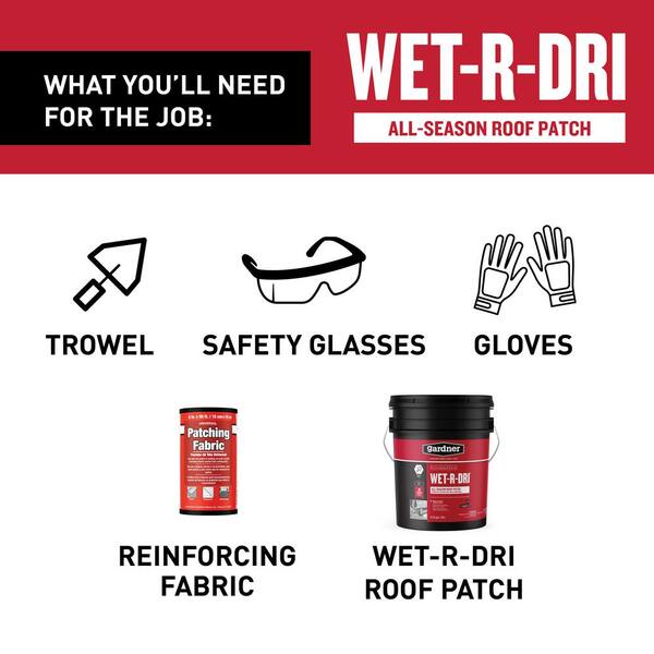 Buy 4.75 Gal. Wet-R-Dri All-Season Roof Patch Online at Lowest Price in ...