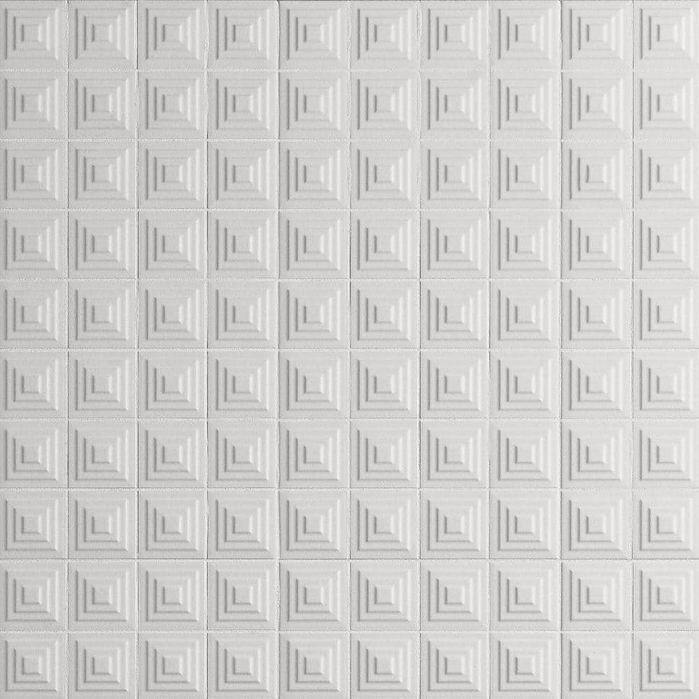 Ivy Hill Tile Level Pyramid White 7.87 in. x 15.74 in. Matte Ceramic ...