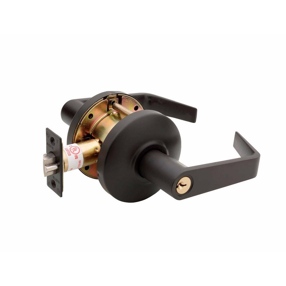 Copper Creek Grade 2 Dark Bronze Cylindrical Classroom Door Lever ...
