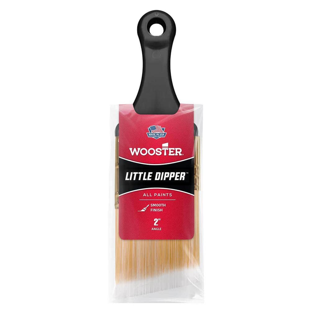 Wooster 2 in. Angle Sash Synthetic Blend Little Dipper Brush (25-Pack ...
