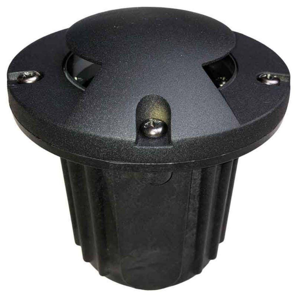 AQLIGHTING Black Hardwired Weather Resistant Well Light with LED Light ...