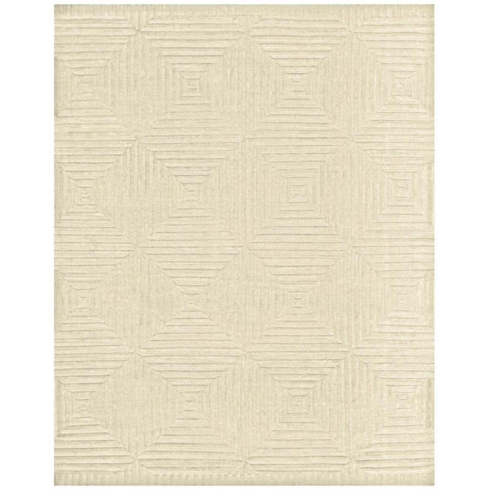 HomeRoots 2 ft. x 3 ft. Ivory Abstract Area Rug 2000567907 - The Home Depot