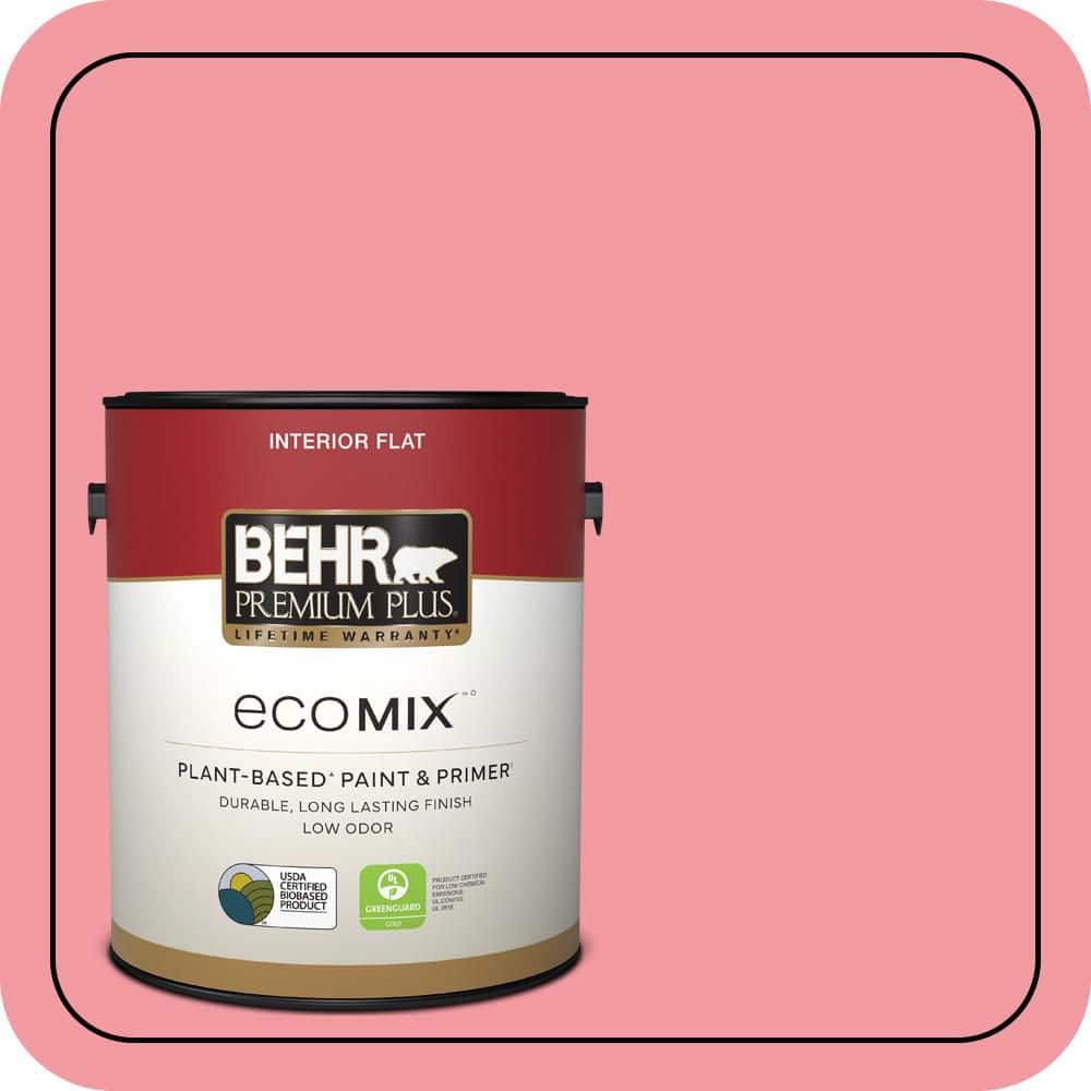 BEHR PREMIUM PLUS 1 gal. #130B-4 Primrose Garden Flat EcoMix Plant ...