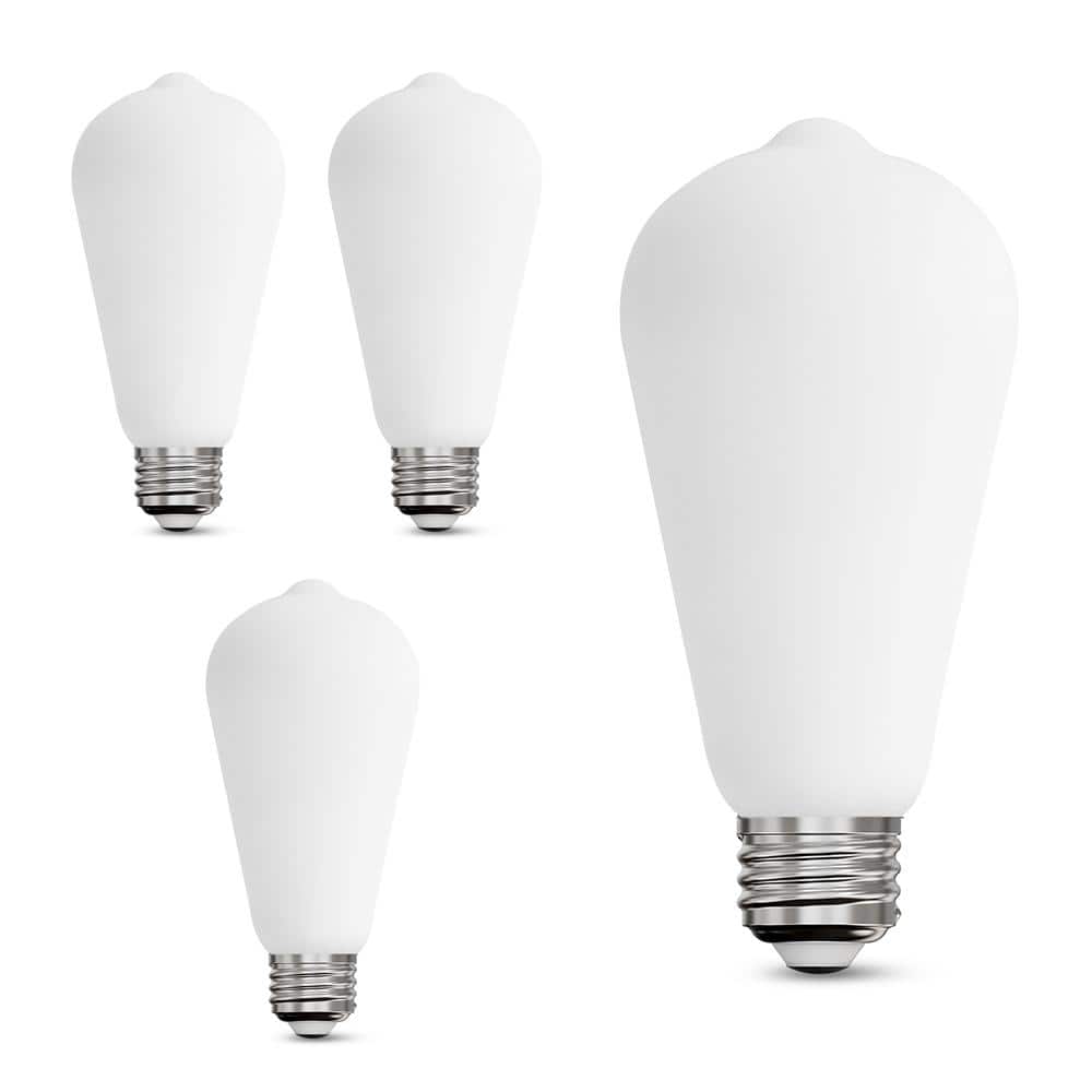 Feit Electric 40-Watt Equivalent ST19 Dimmable Straight Filament E26 ...