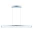 Eglo Cardito 31.7-Watt Integrated LED Matte Black Pendant with Clear ...