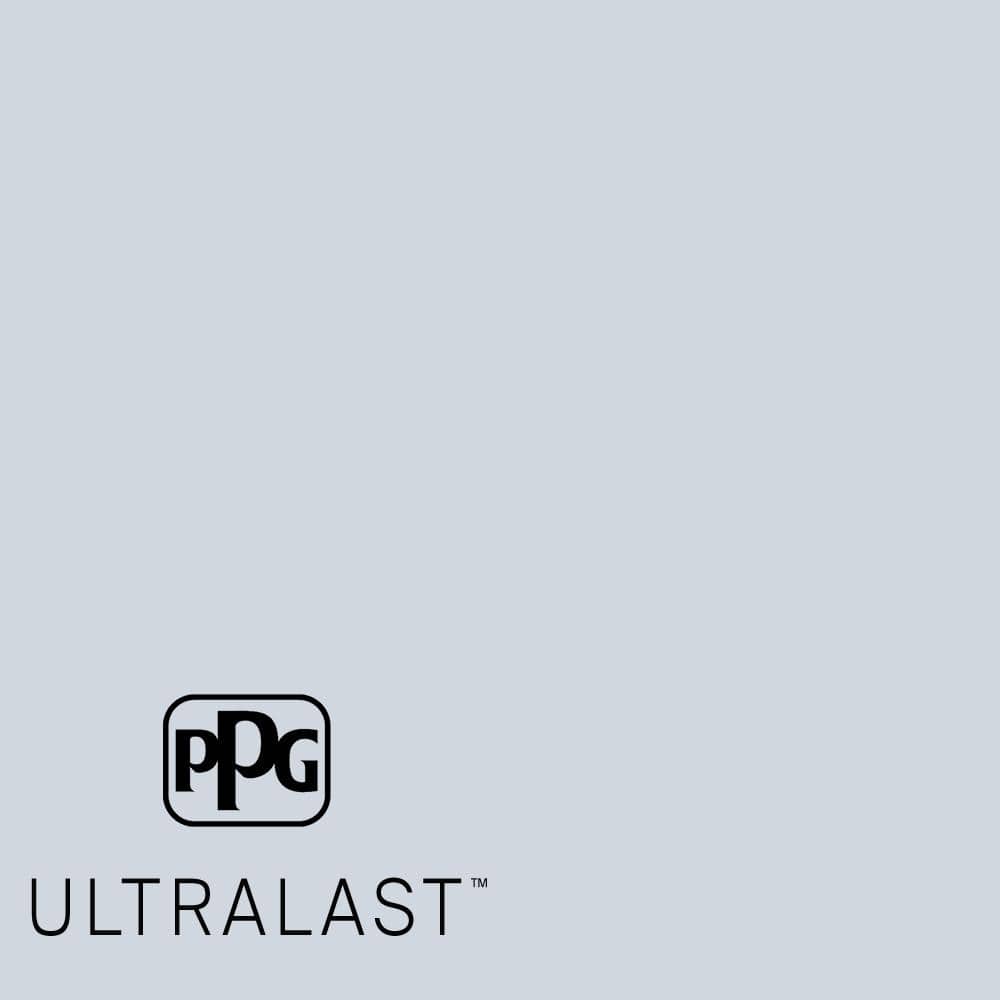 PPG UltraLast 5 gal. PPG1165-2 Twinkle Blue Eggshell Interior Paint and ...