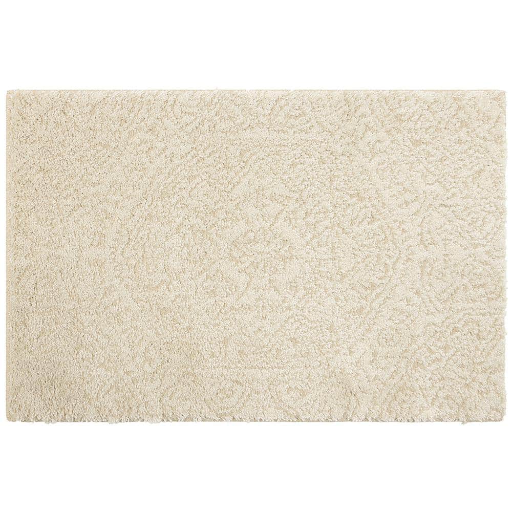Reviews for Mohawk Home Francesca Cream 2 ft. x 3 ft. Shag Area Rug ...