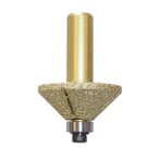 Monster 1/2 in. Shank Radius Brazed Diamond Router Bit RBQL044612 - The ...
