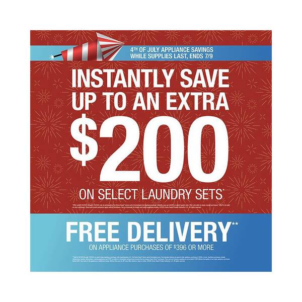 Frigidaire 3.9 cu. ft. Washer and 5.5 cu. ft. Dryer Electric Long Vent ...