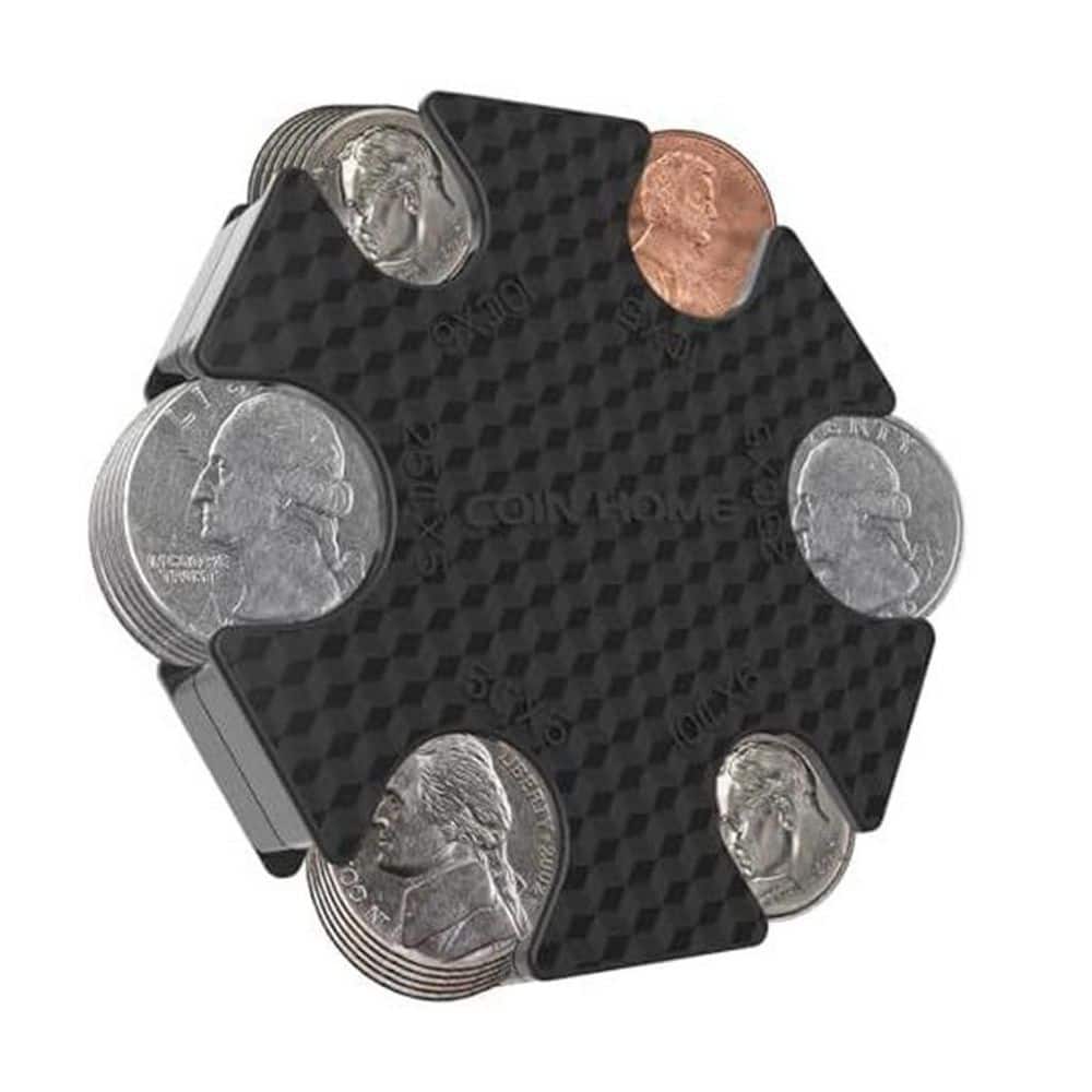 Universal Car Coin Holder Large Capacity Change Organizer for 32 Coins ...