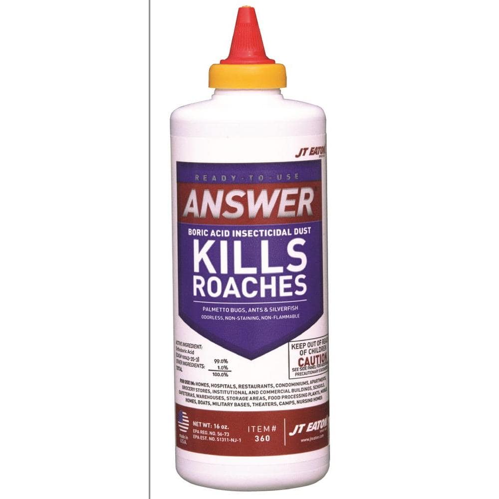 JT Eaton 16 oz. Answer Boric Acid Insecticidal Dust 360 - The Home Depot