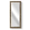 Wexford Home 25 in. W x 61 in. H Framed Rectangle Beveled Edge Wood ...