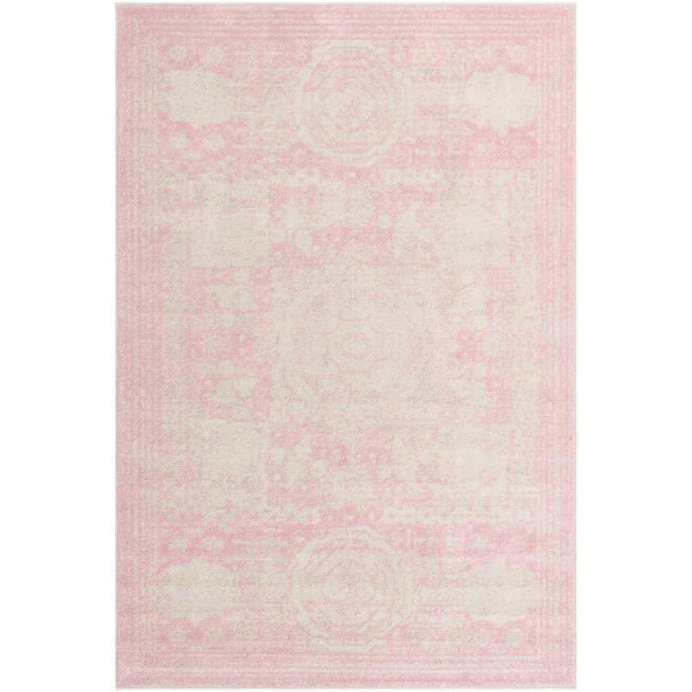 Unique Loom Bromley Wells Pink 6' 1 x 9' 0 Area Rug 3146392 - The Home ...