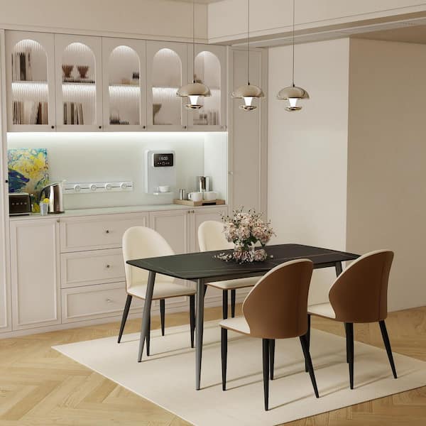 Reviews for Morden Fort Quiet Luxury Solid Wood Top Double Pedestal ...