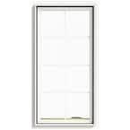 JELD-WEN 24 in. x 48 in. W-2500 Series White Painted Clad Wood Right ...