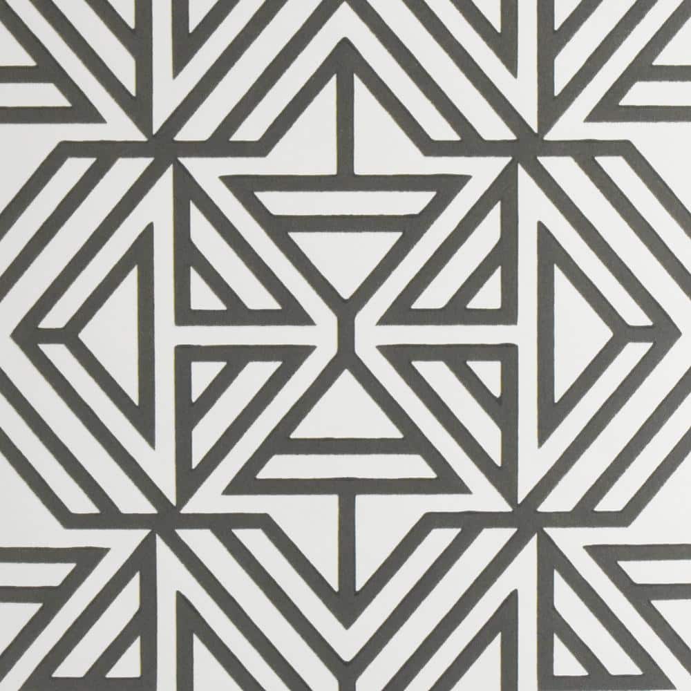 A-Street Prints Helios Taupe Geometric Taupe Wallpaper Sample 2902 ...