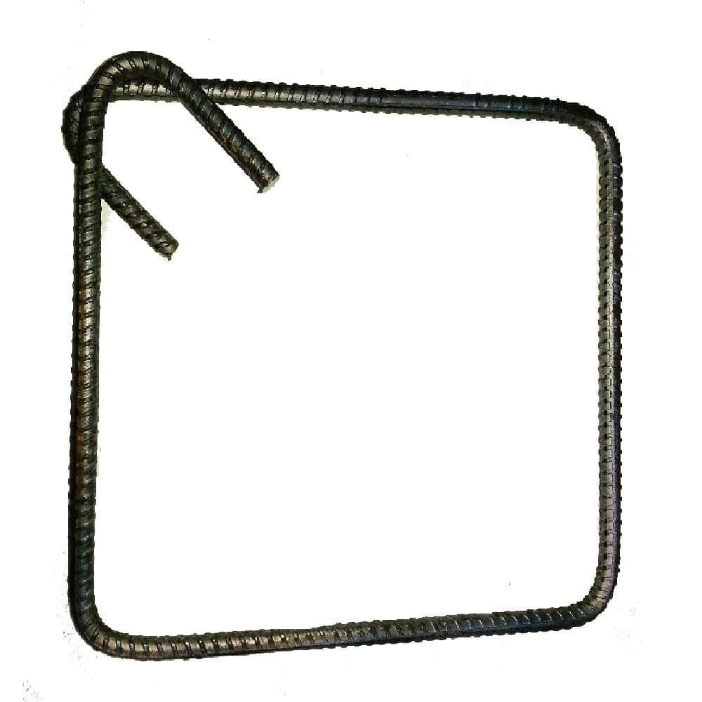 10 in. x 10 in. Square Rebar Ring 100-200-22 - The Home Depot