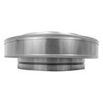 Active Ventilation 8 in. Dia. Aluminum Vent Pipe Cap in Mill Finish VPC-8