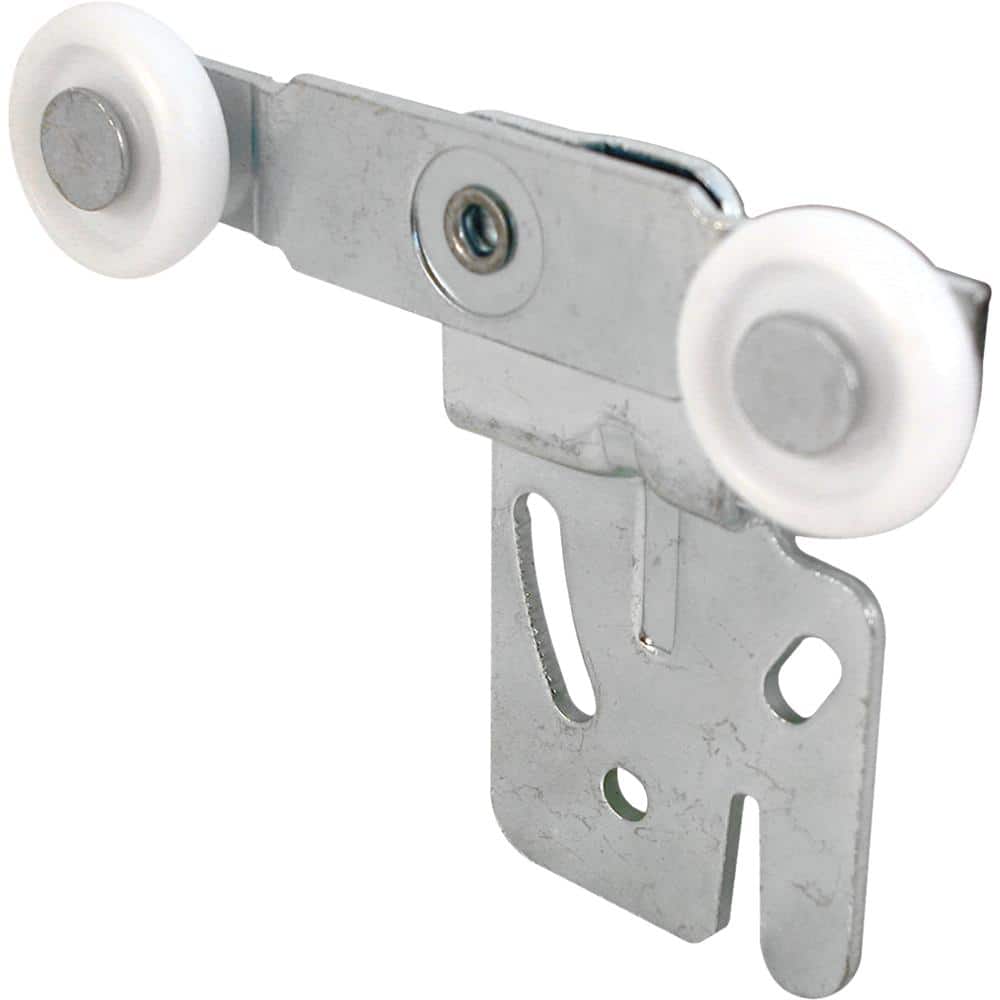 Prime-Line 7/8 in. Tandem Wardrobe Door Roller Assembly, Front (2-pack ...