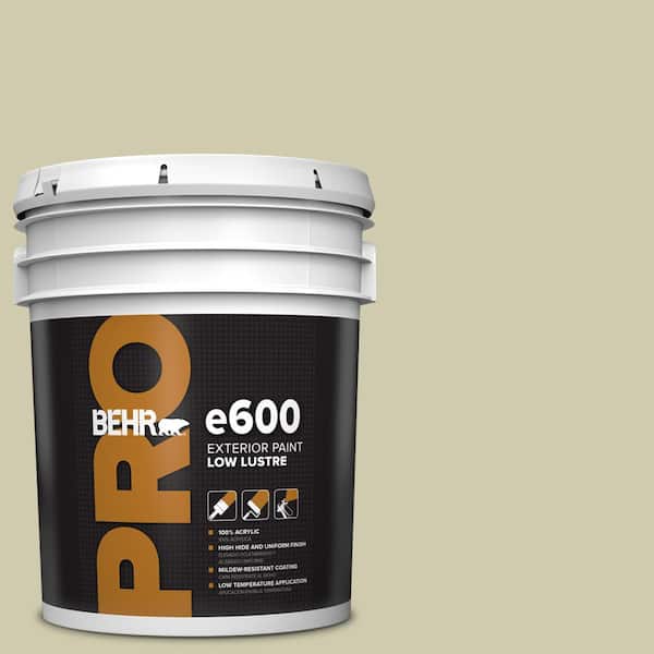 BEHR PRO 5 gal. #PPU9-18 Cilantro Cream Low Luster Exterior Paint ...