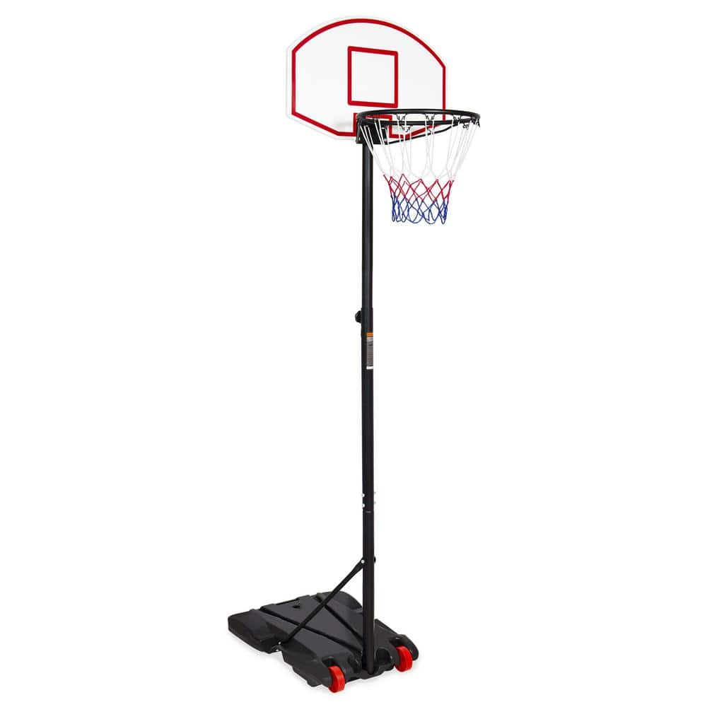 Alpulon 29 in. Kids Portable Adjustable Basketball Hoop Stand with ...