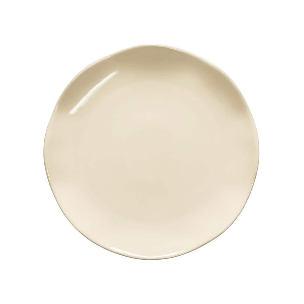 CASAFINA Cook and Host Ruffled Cream Dinner Plate (Set of 6) DP291-CRM ...