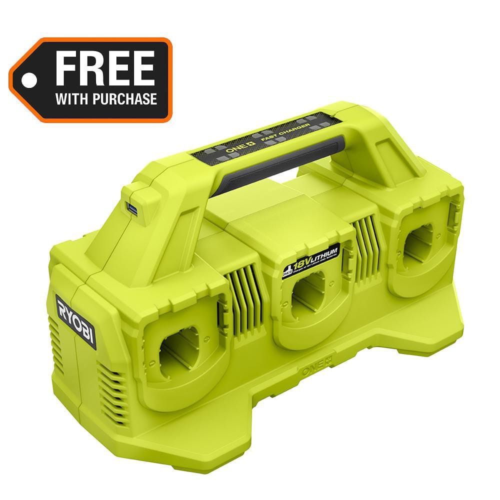 RYOBI ONE+ 18V 6-Port Fast Charger PCG006 - The Home Depot