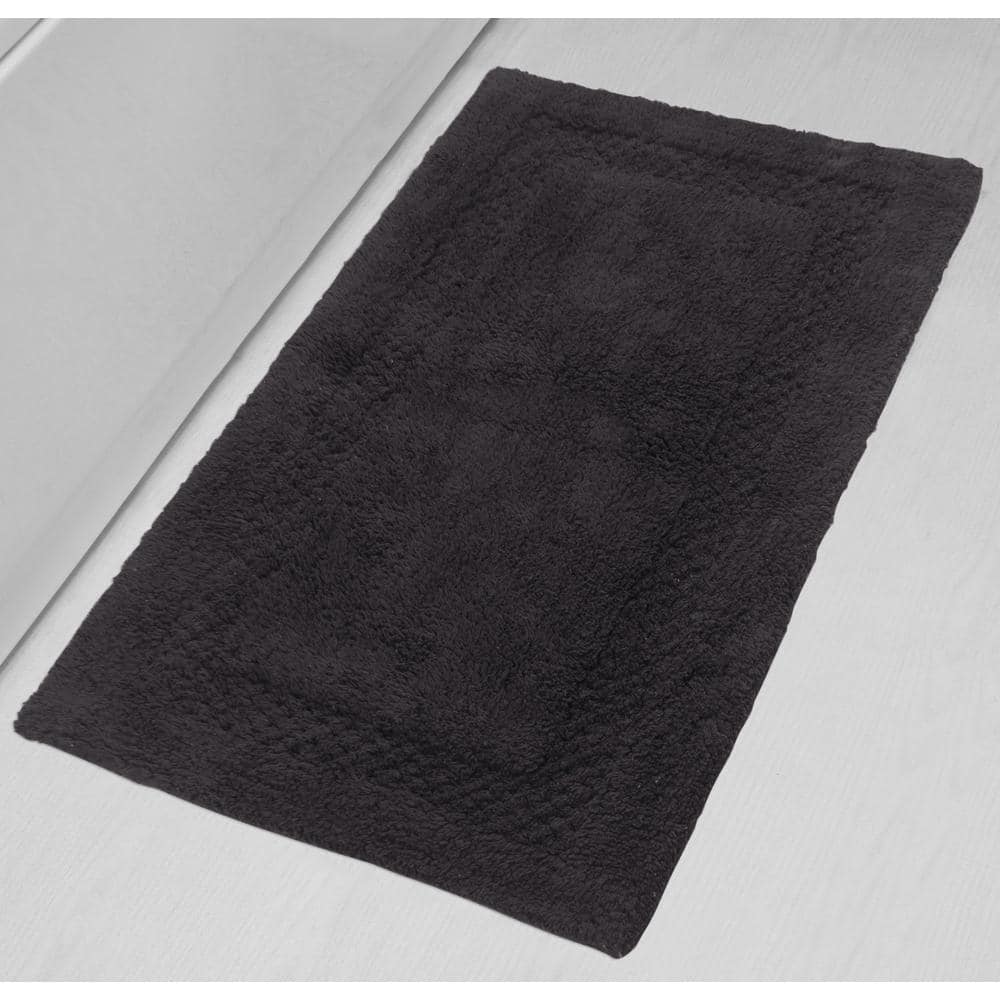 HOME WEAVERS INC Classy 100% Cotton Bath Rugs Set, 24 in. x40 in ...