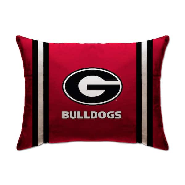 NCAA Collegiate 20 in. x 26 in. Plush Bed Pillow NCAALG26-12UGA - The ...