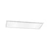 AFX Lugano 24 in. 50 -Watt Modern White Integrated LED Flush Mount with ...