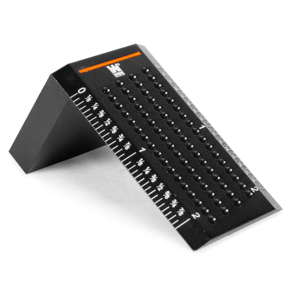 WEN 2 in. Pocket Marking Edge Ruler ME899R - The Home Depot