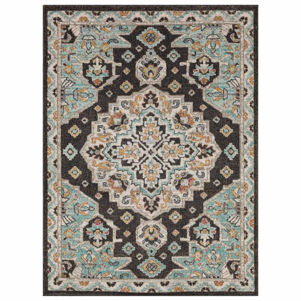 Mohawk Home Laughton Black 6 ft. x 9 ft. Area Rug 848330 - The Home Depot
