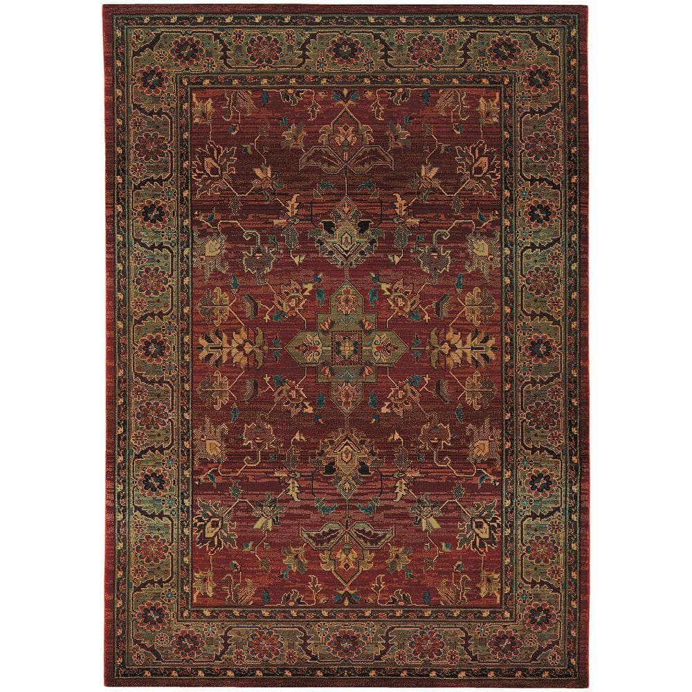 Home Decorators Collection Enchantment Brick 10 ft. x 12 ft. Area Rug ...