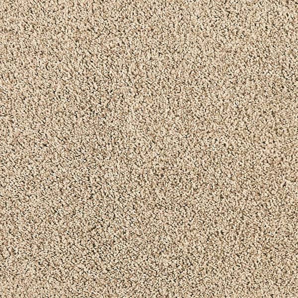 TrafficMaster Whisk and Whimsy II-New Wheat-Beige 34 oz. Polyester ...