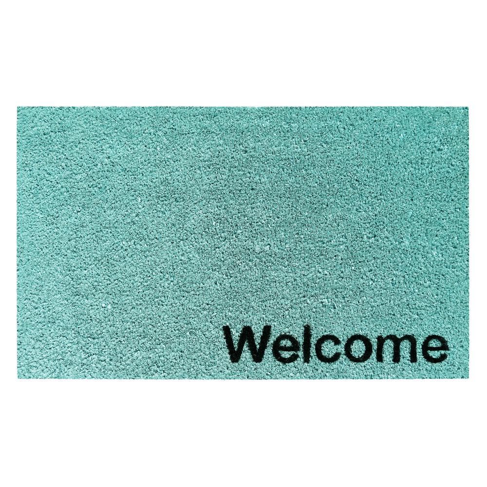 Calloway Mills Collins Cyan Pastel Welcome Doormat, 24" x 36 ...